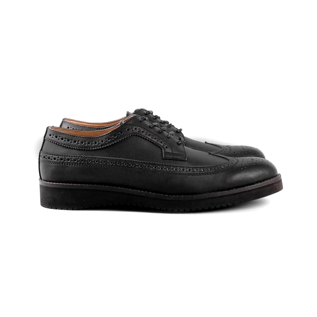 SEPATU KERJA FORMAL PEJUANG CUAN - Azz Longwing Black