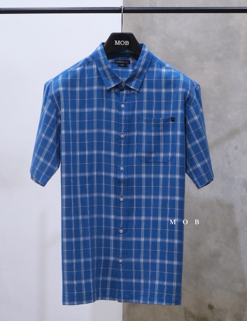 MOB - ONESSS06001 Stringer Dark Blue Plaid