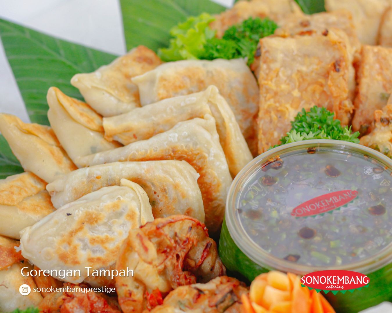 sonokembang catering semarang yogyakarta - Gorengan Tampah