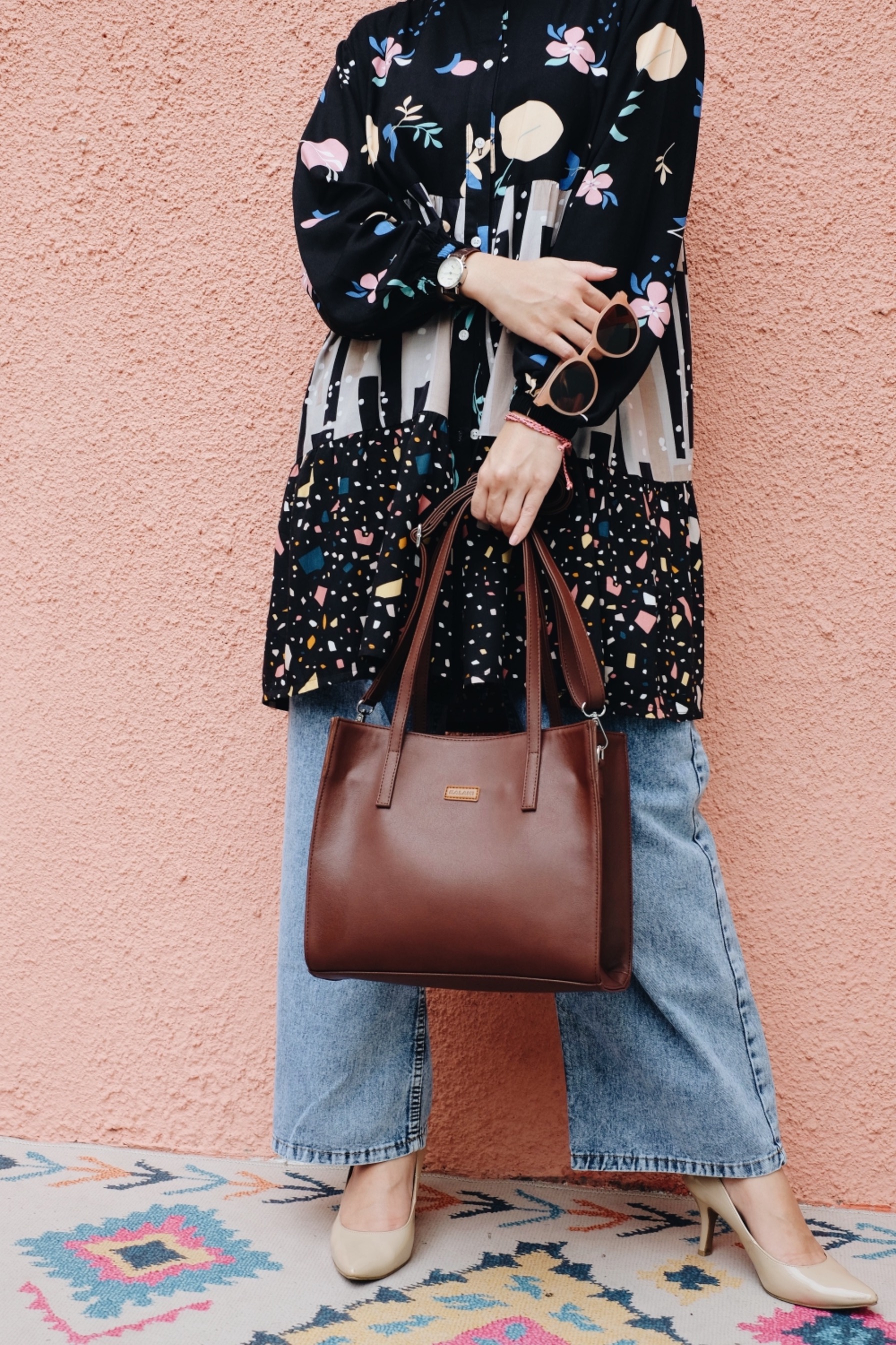 Kalani Bags and Carry - DEFECT~ELLEN BROWN SUGAR