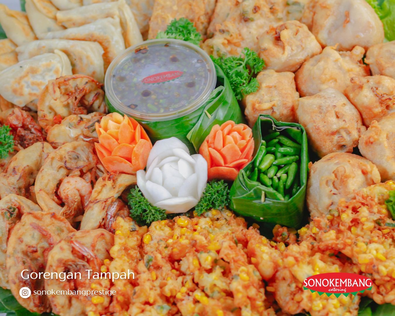 sonokembang catering semarang yogyakarta - Gorengan Tampah