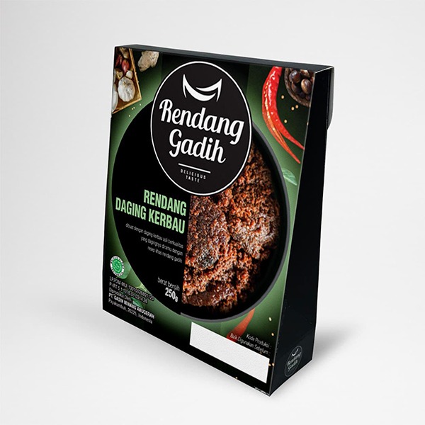 RENDANG GADIH - Rendang Daging Kerbau Iris (250gr)