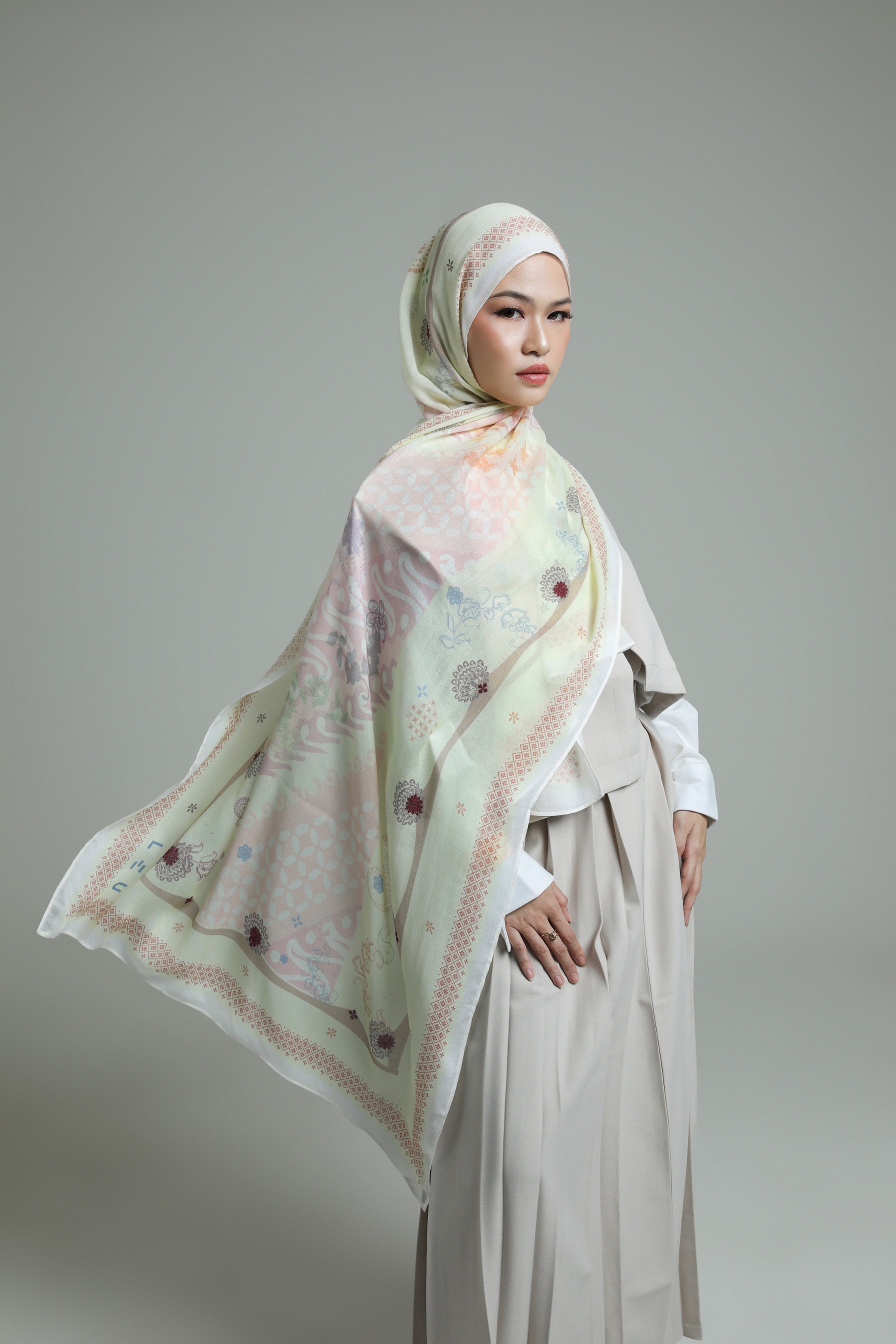 LEU - Discover our premium viscose and delicate rayon hijab - Batik ...