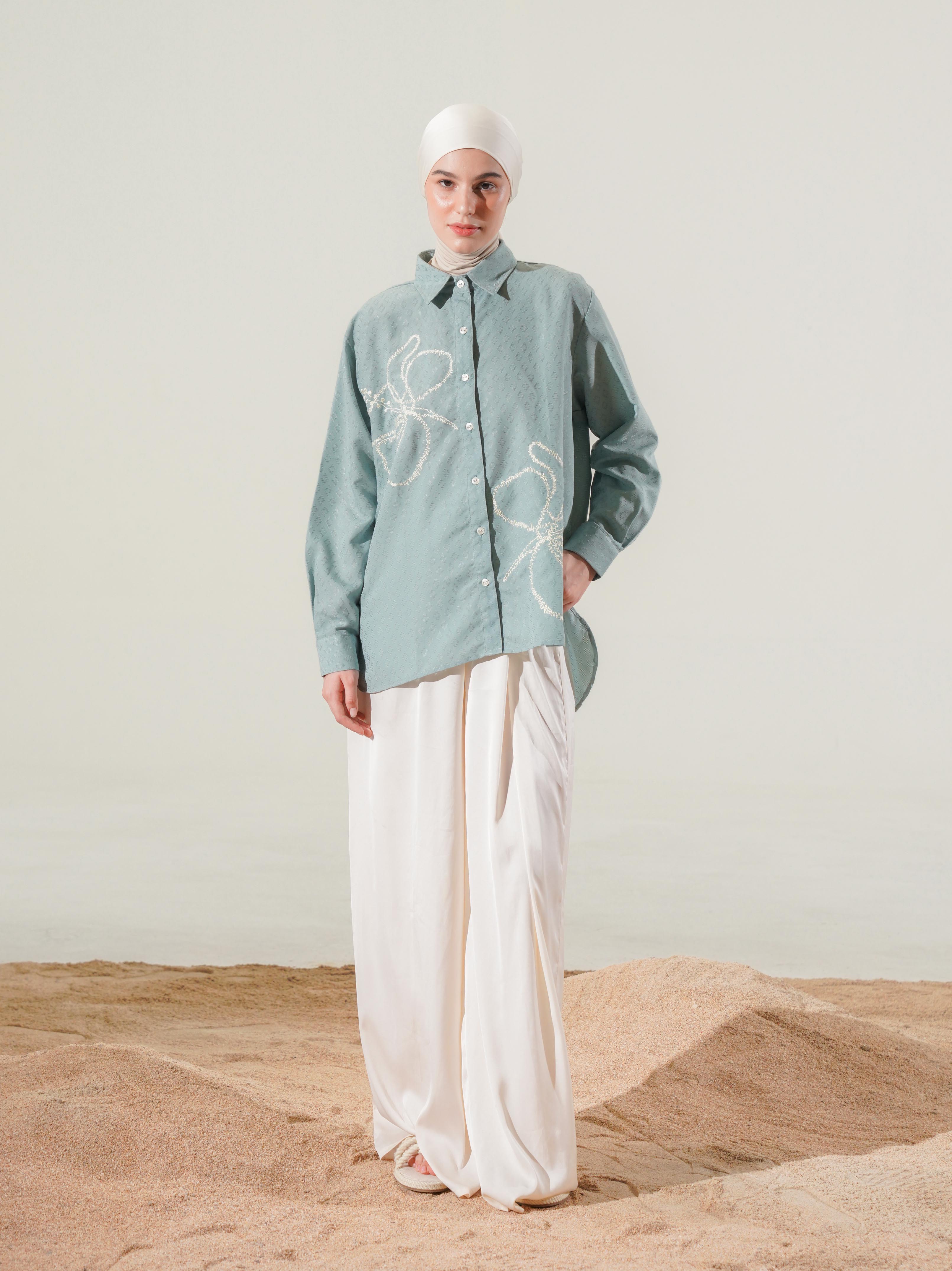 Aleza Official Website - Lina Shirt Mint