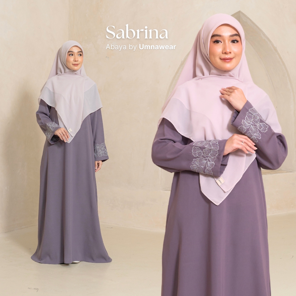 Umna Wear Official | Comfortable Every Day Wear - Sabrina Abaya Lengan ...