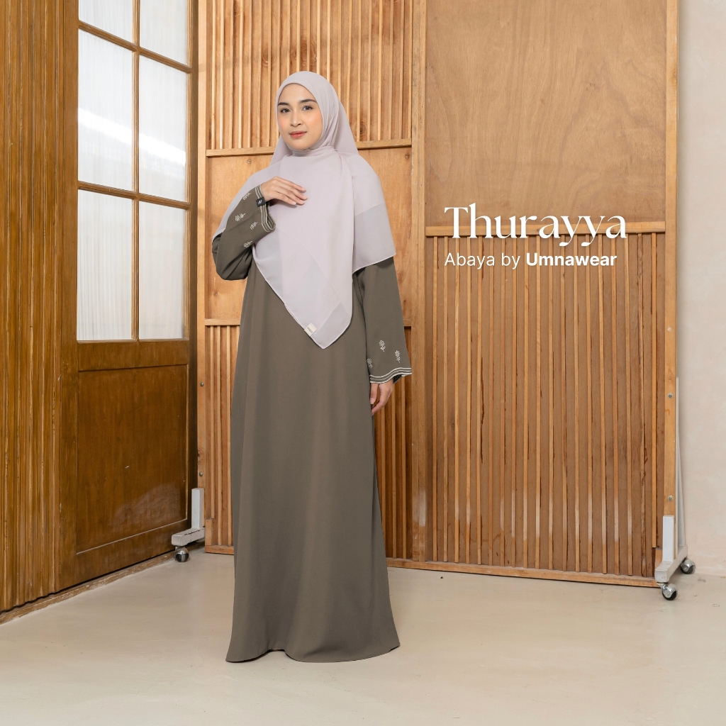 Umna Wear Official | Comfortable Every Day Wear - Thurraya Abaya Lengan ...