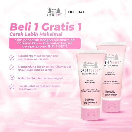 Seger Snow | Skincare yang #CantiknyaLegend Sejak 1954