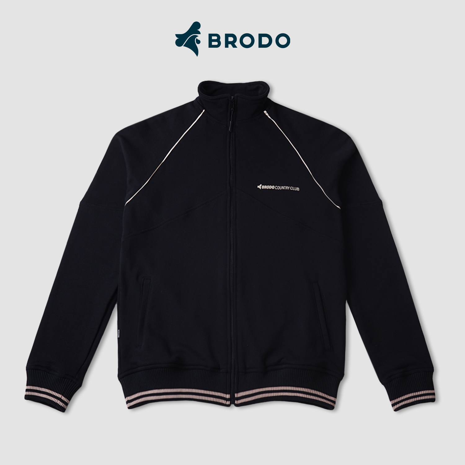 Chaqueta Tracktop Jacket Black - BRODO - Official Webstore