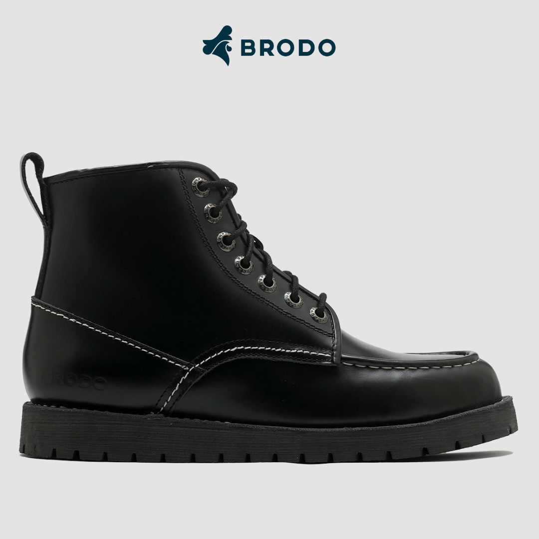 BRODO - Official Webstore - Bianco Boots Full Black