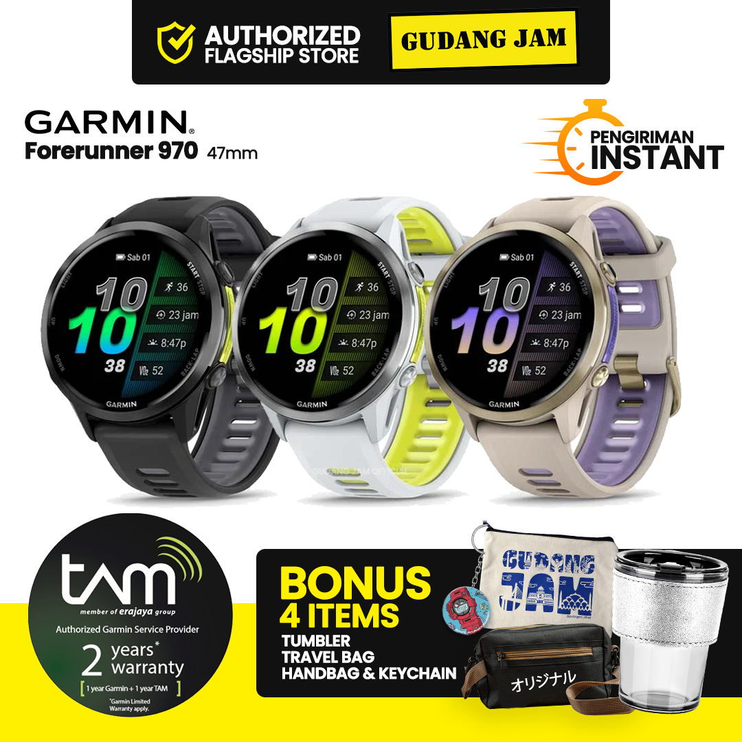 Gudang Jam Official | Pusat Jam Tangan Original - Garmin Forerunner 970