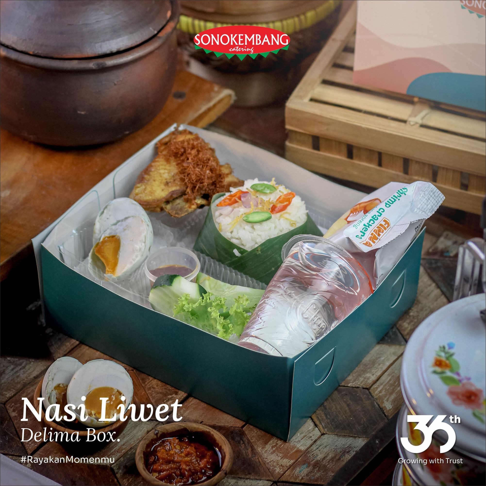 sonokembang catering semarang yogyakarta - Nasi Liwet Delima Box