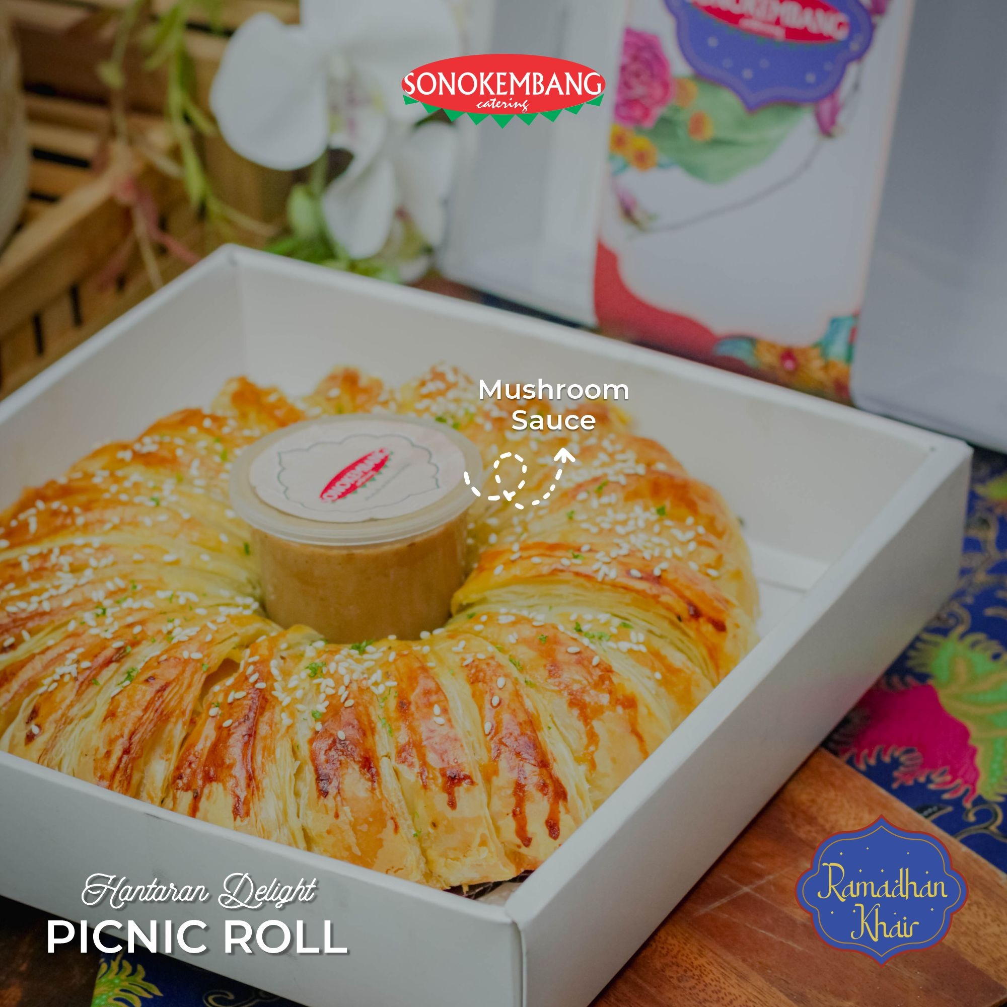 sonokembang catering semarang yogyakarta - Delight Picnic Roll Large