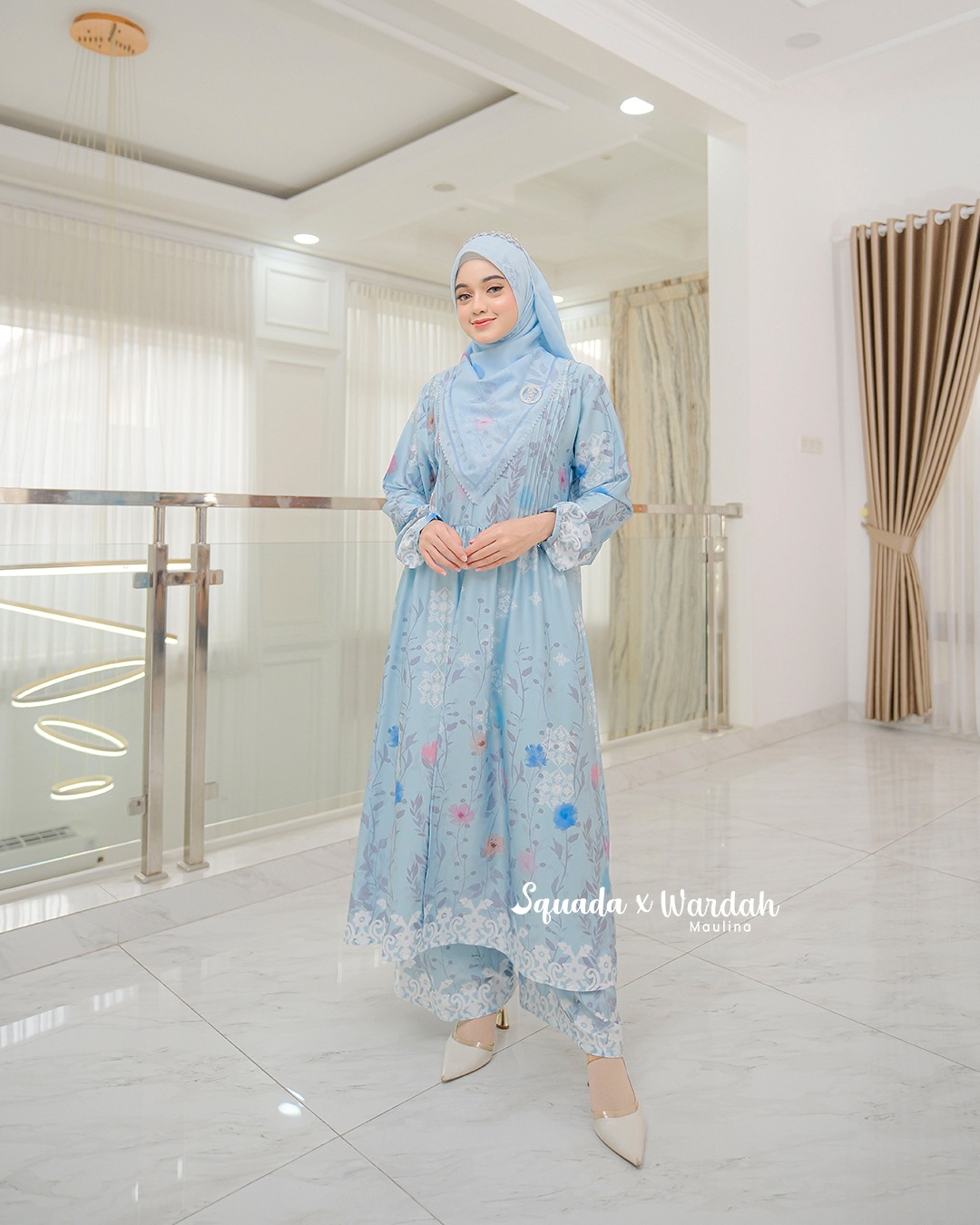 Your 24-hours Outfit! - TERALA SERIES (DAZZLING BLUE) - SQUADA X WARDAH ...
