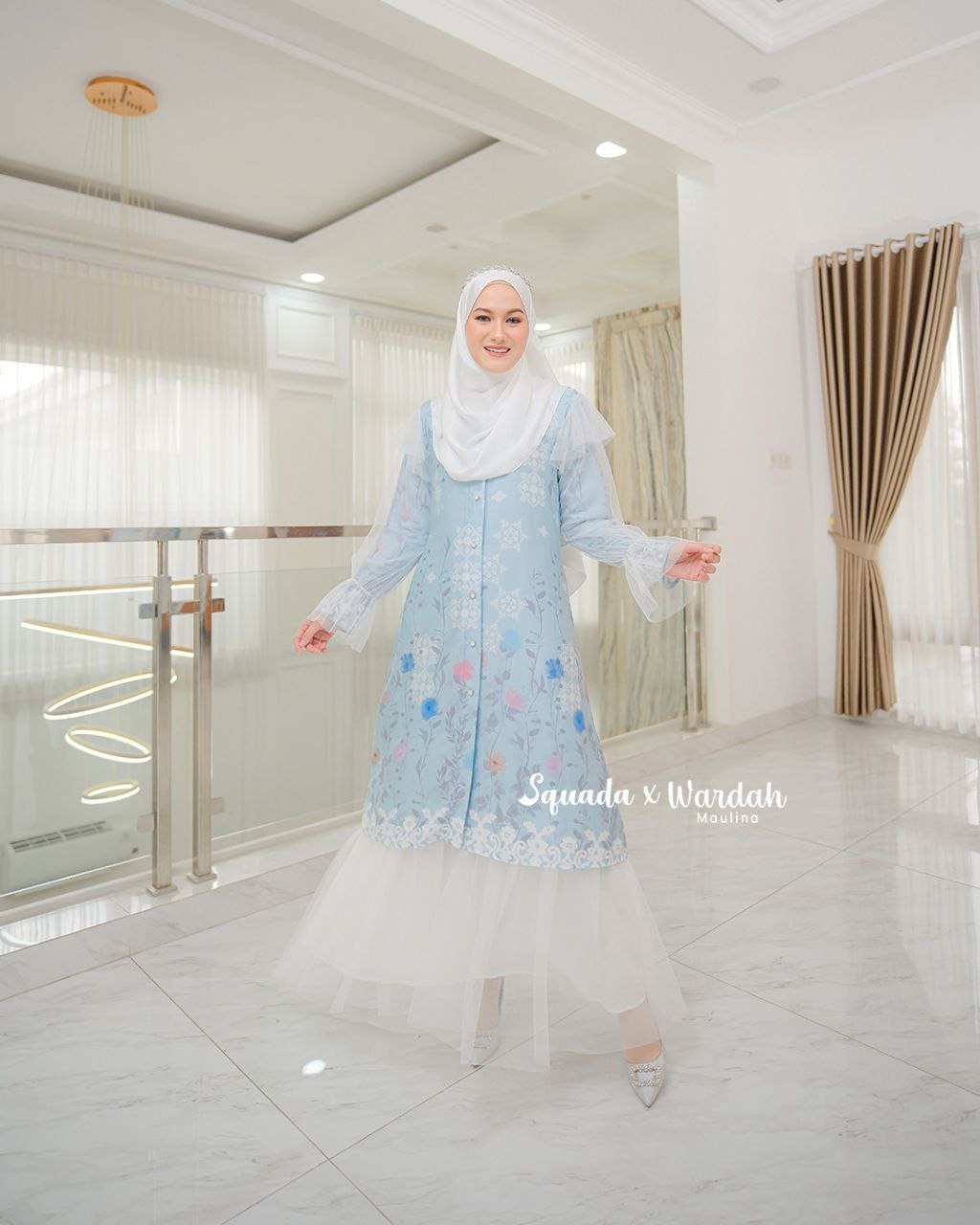 Your 24-hours Outfit! - TERALA SERIES (DAZZLING BLUE) - SQUADA X WARDAH ...