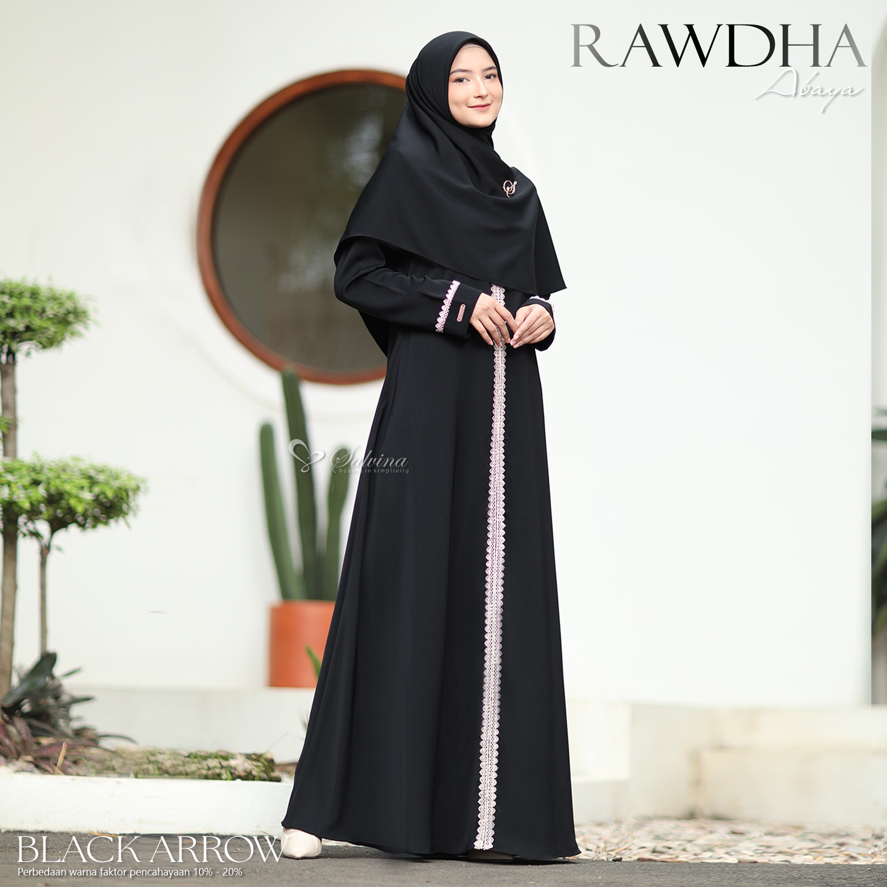 Salvina Hijab - [ Ready Stock ] Rawdha Abaya Series