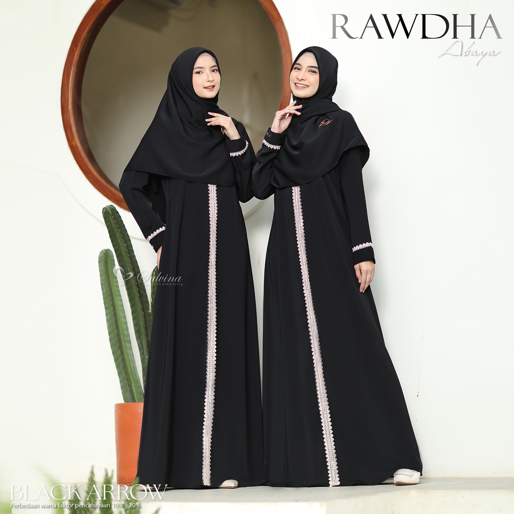 Salvina Hijab - [ Ready Stock ] Rawdha Abaya Series