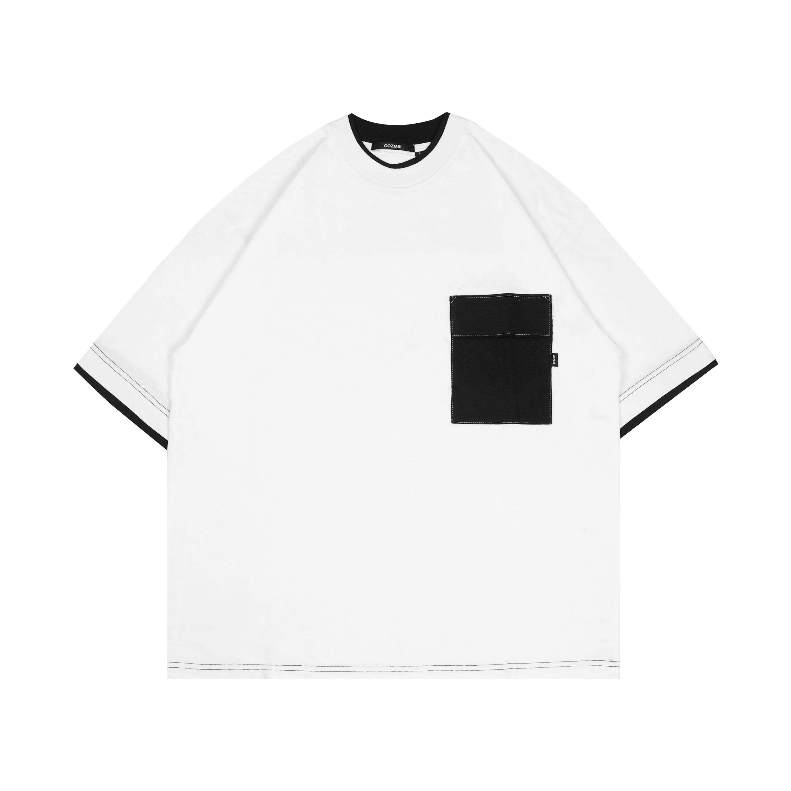 GOZEAL - Gozeal | Tees Oversized | Split White