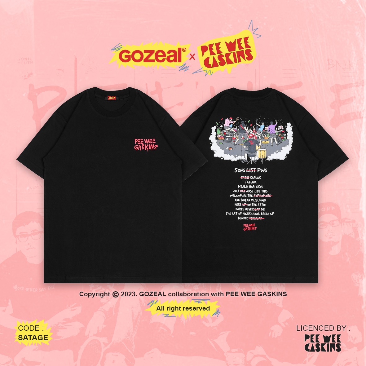 GOZEAL - X Pee Wee Gaskins | Tees | Stage