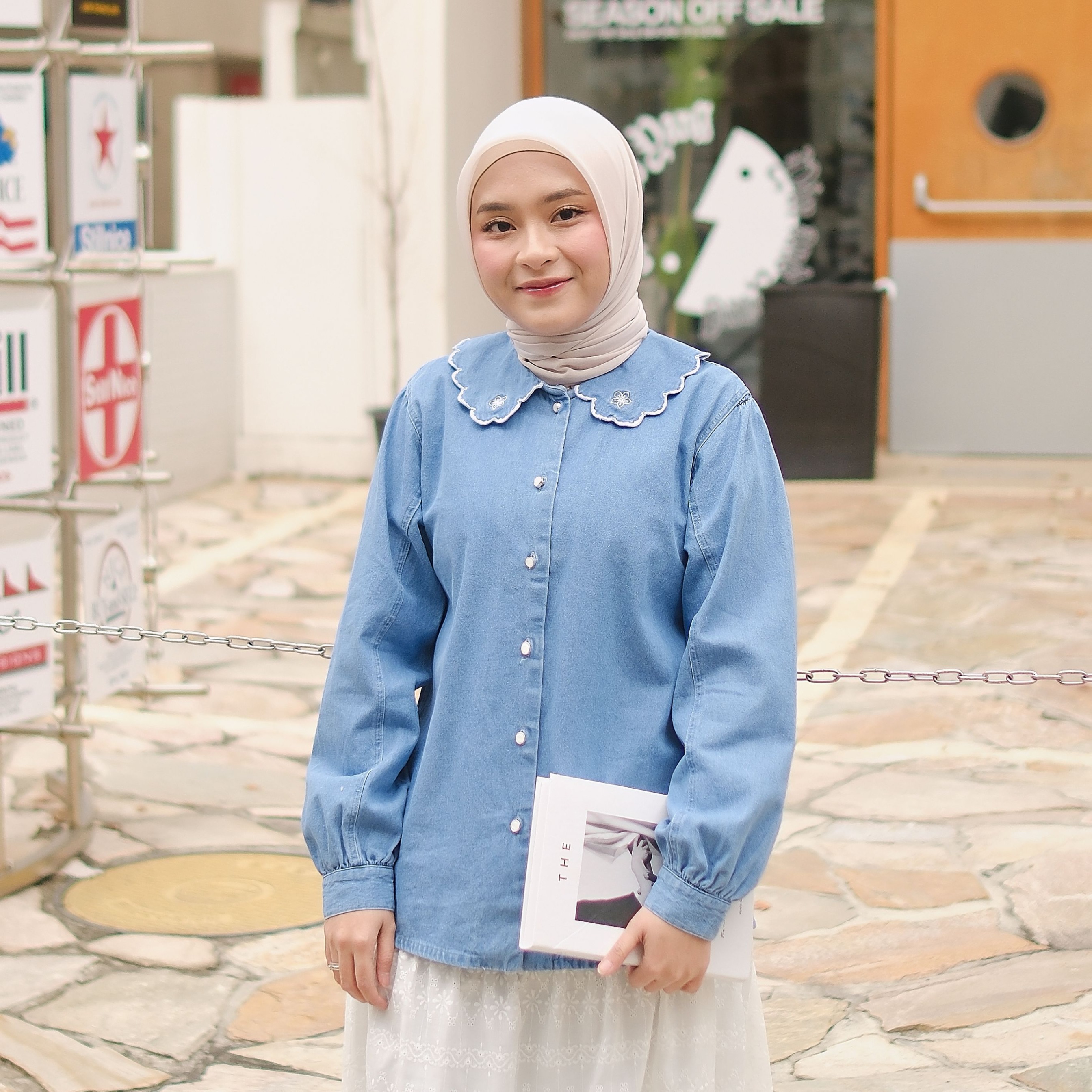 Giyomi - Harin Blouse Medium Blue