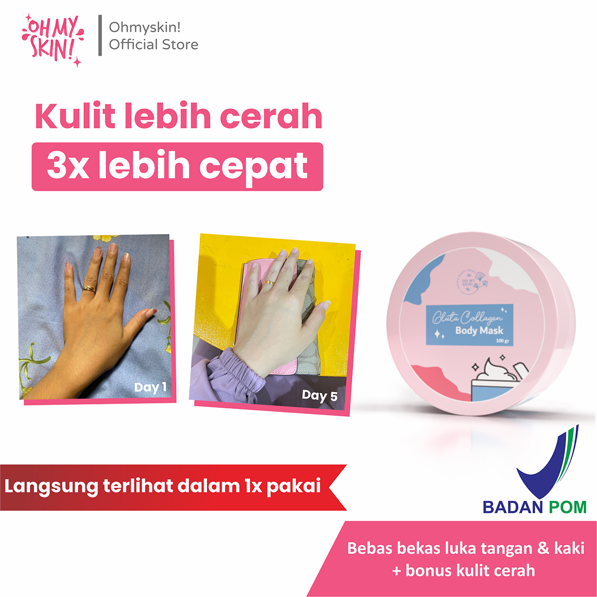 OHMYSKIN! - Gluta Collagen Body Mask Ohmyskin