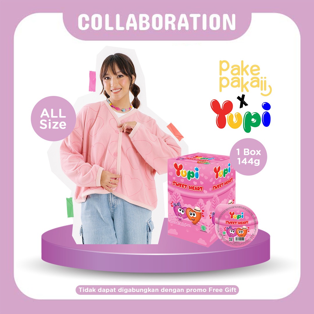 Yupi - Yupi X PakePakaii Gummy Cardigan