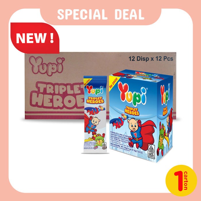 Yupi - Yupi Triplet Heroes Carton