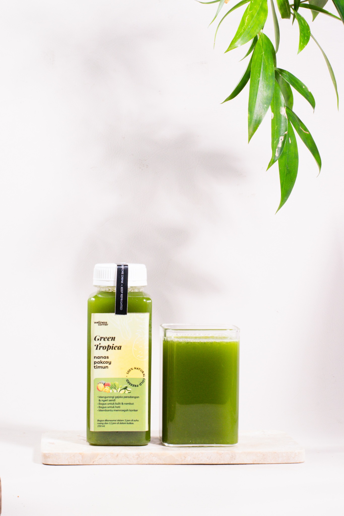 Wellness Corner - Cold Pressed Juice Green Tropical