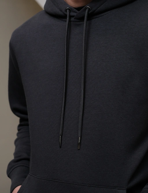 arkline - Solid Basic Pullover Hoodie Dark Grey