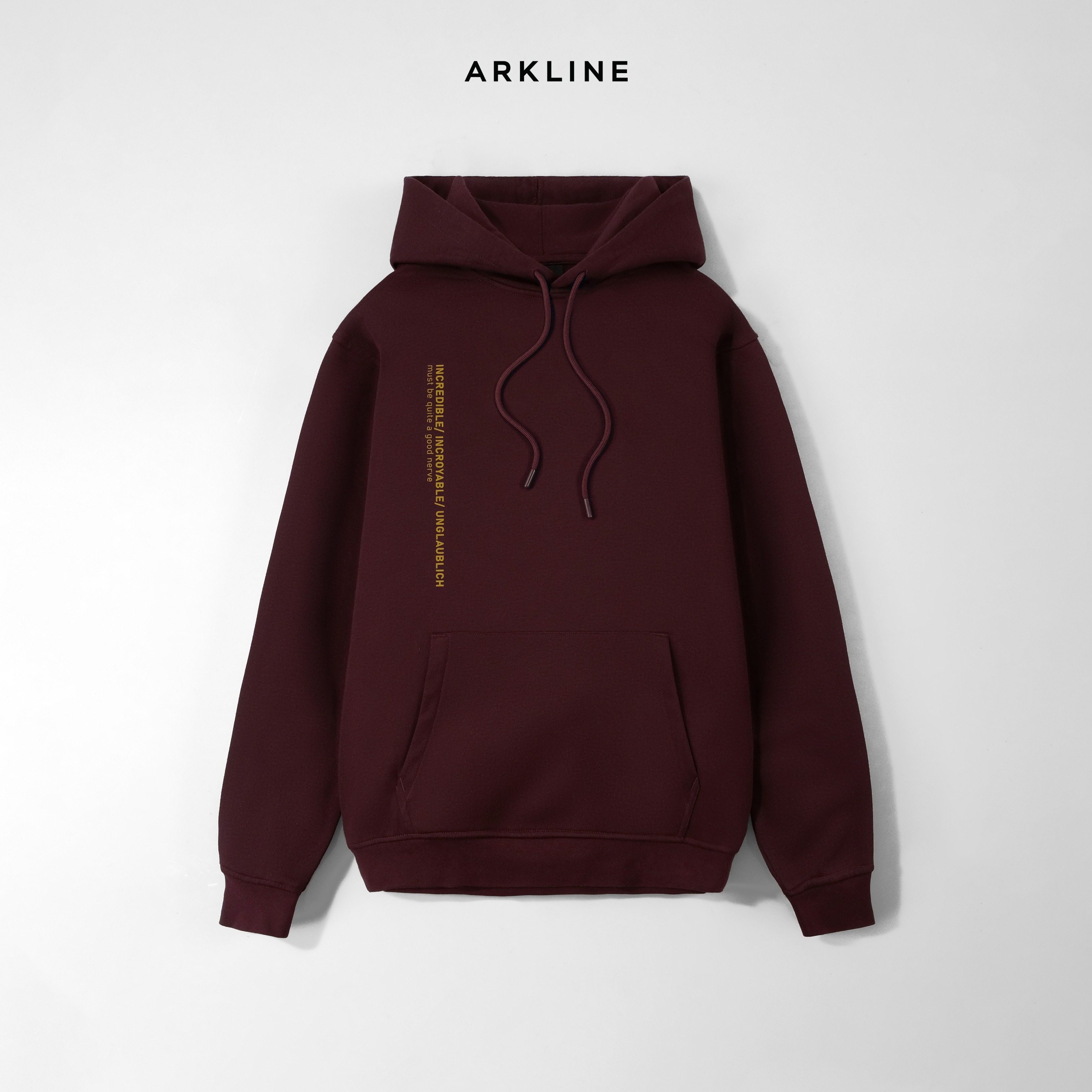 arkline - Arkline Incredible Pullover Hoodie Maroon
