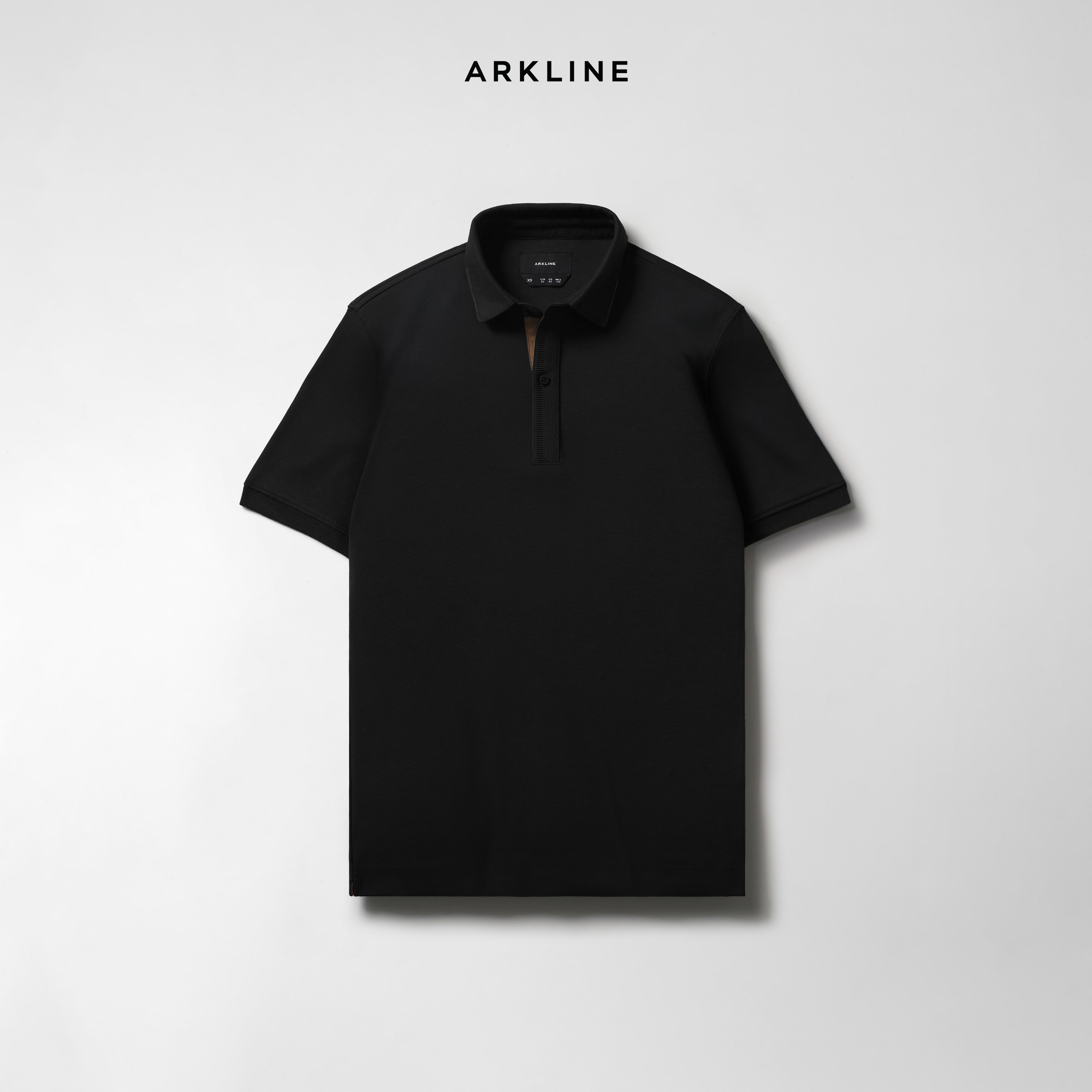 arkline - Arkline Gentle Polo Shirt Obsidian Black
