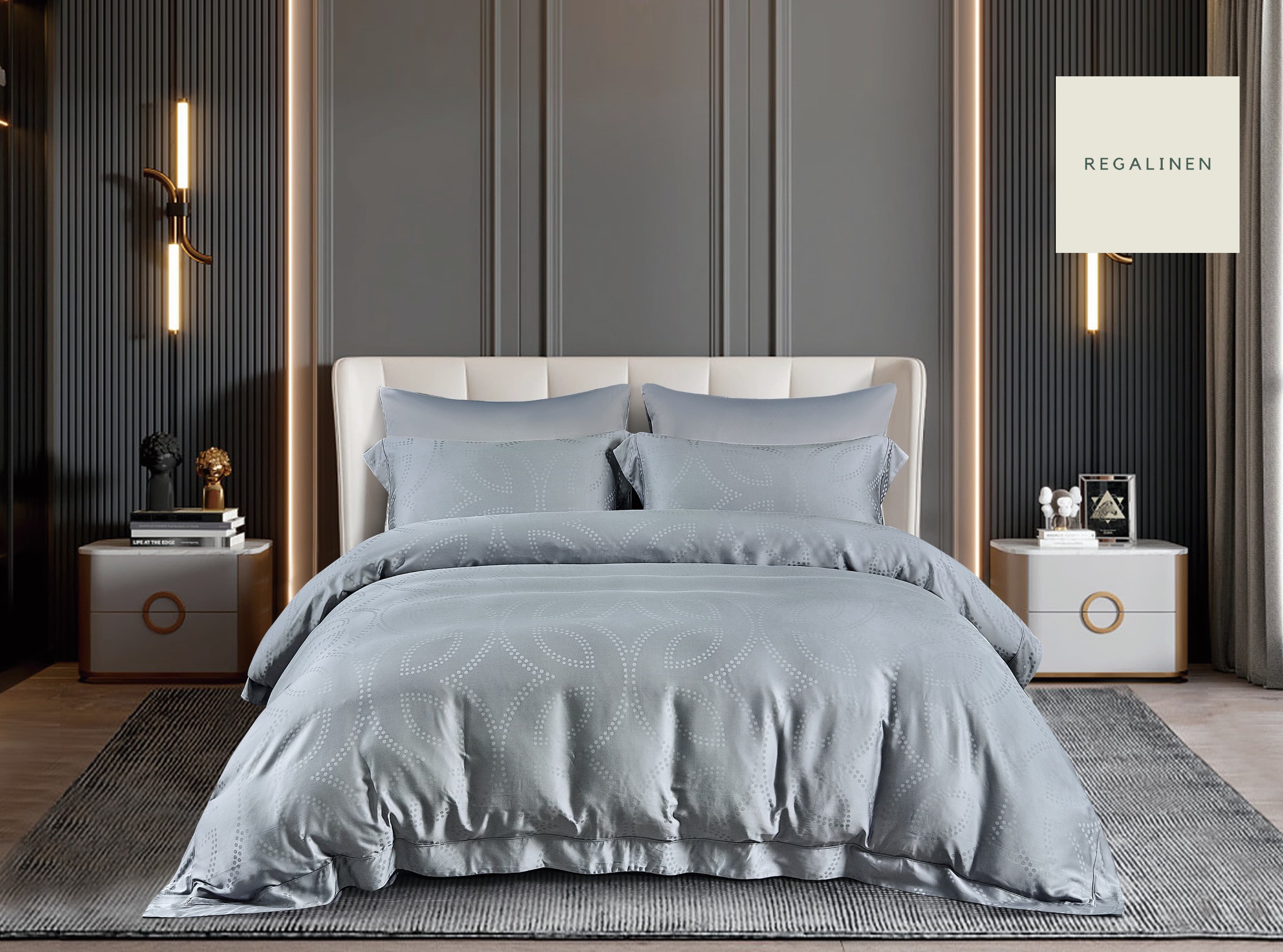 REGALINEN INDONESIA - DIFFEO GRAY - Davinci Series Cellulose Fiber ...