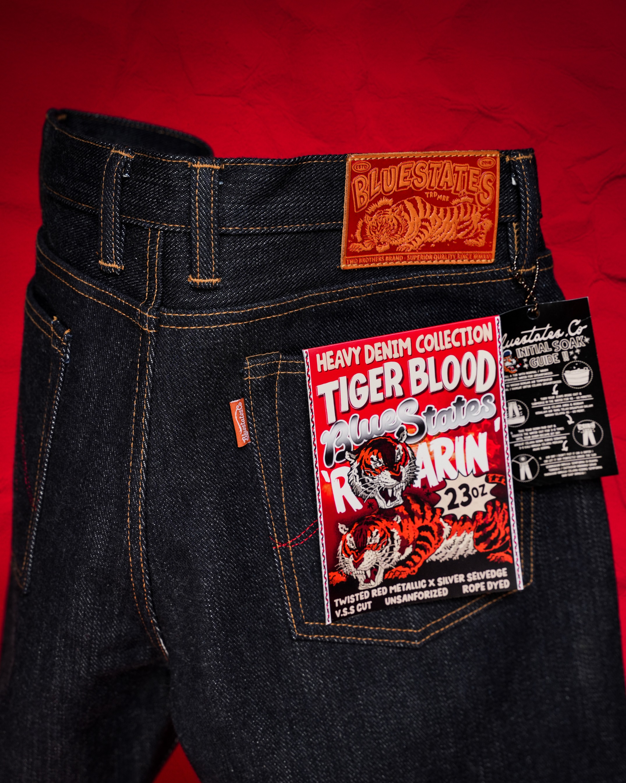 Delivering Art Through Denim & Jeans - TigerBlood 23 oz Heavyweight ...