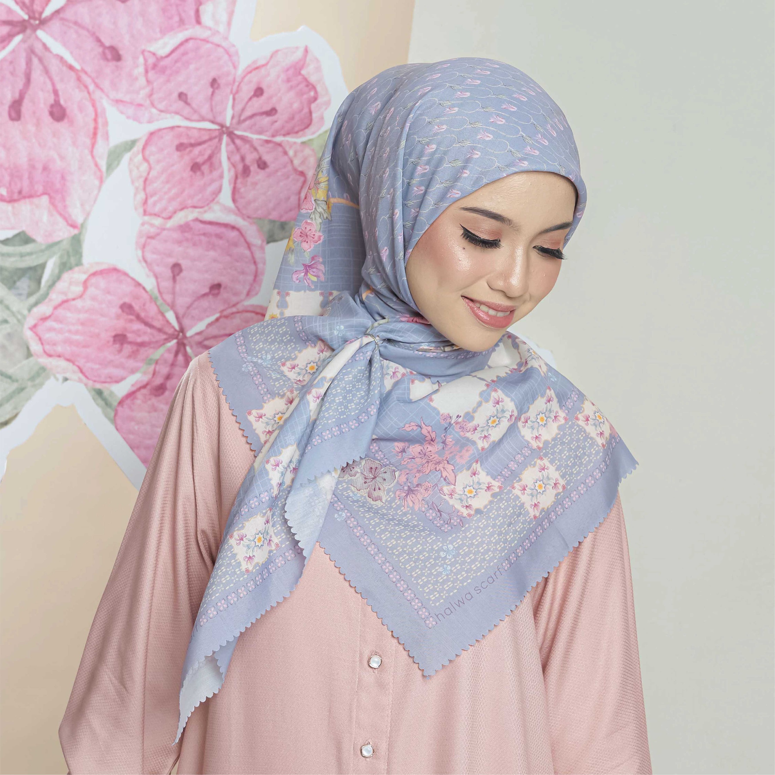 halwa - Halwa Scraf A La Romance Blue Haze