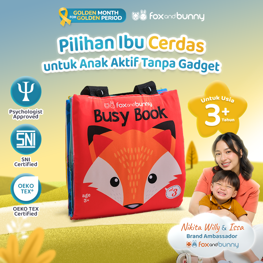 foxandbunny | Mainan Aktivitas Anak - Busy Book Vol.3 - Fox