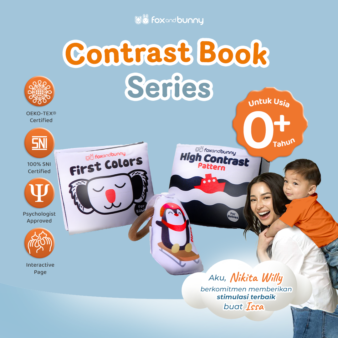 foxandbunny | Mainan Aktivitas Anak - Contrast Book Series (First ...