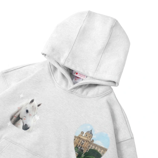 HOODIE CHEVAL BLANC - Telepati.che