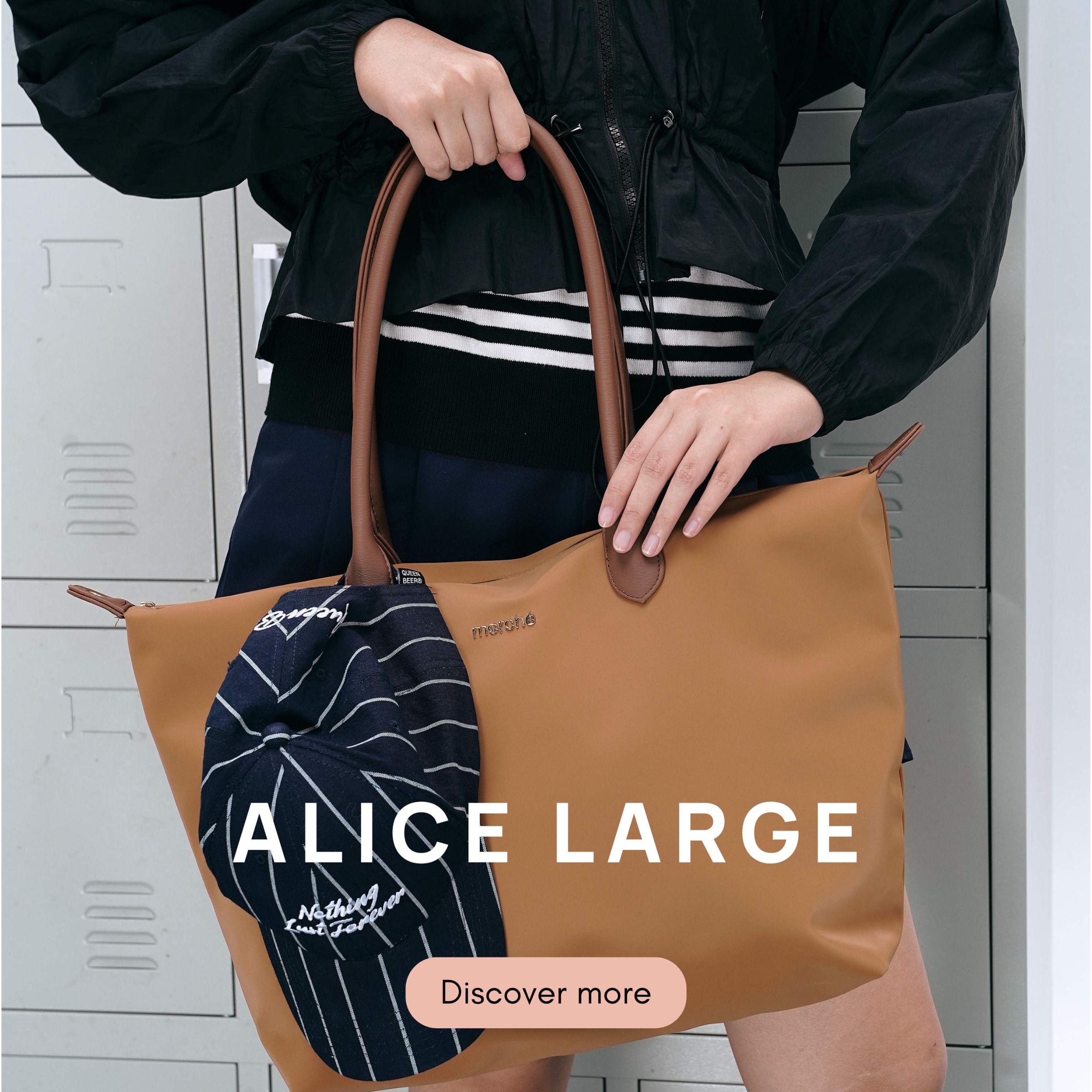 merché - Alice Large Tote Bag Brown Label merché