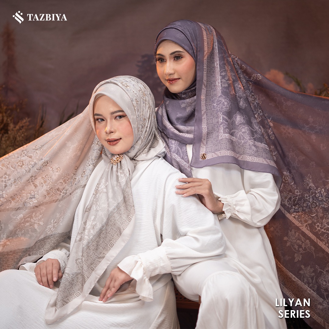 Mukena Tazbiya - TAZBIYA SCARF - LILYAN SERIES I TAZBIYA HIJAB VOAL ...