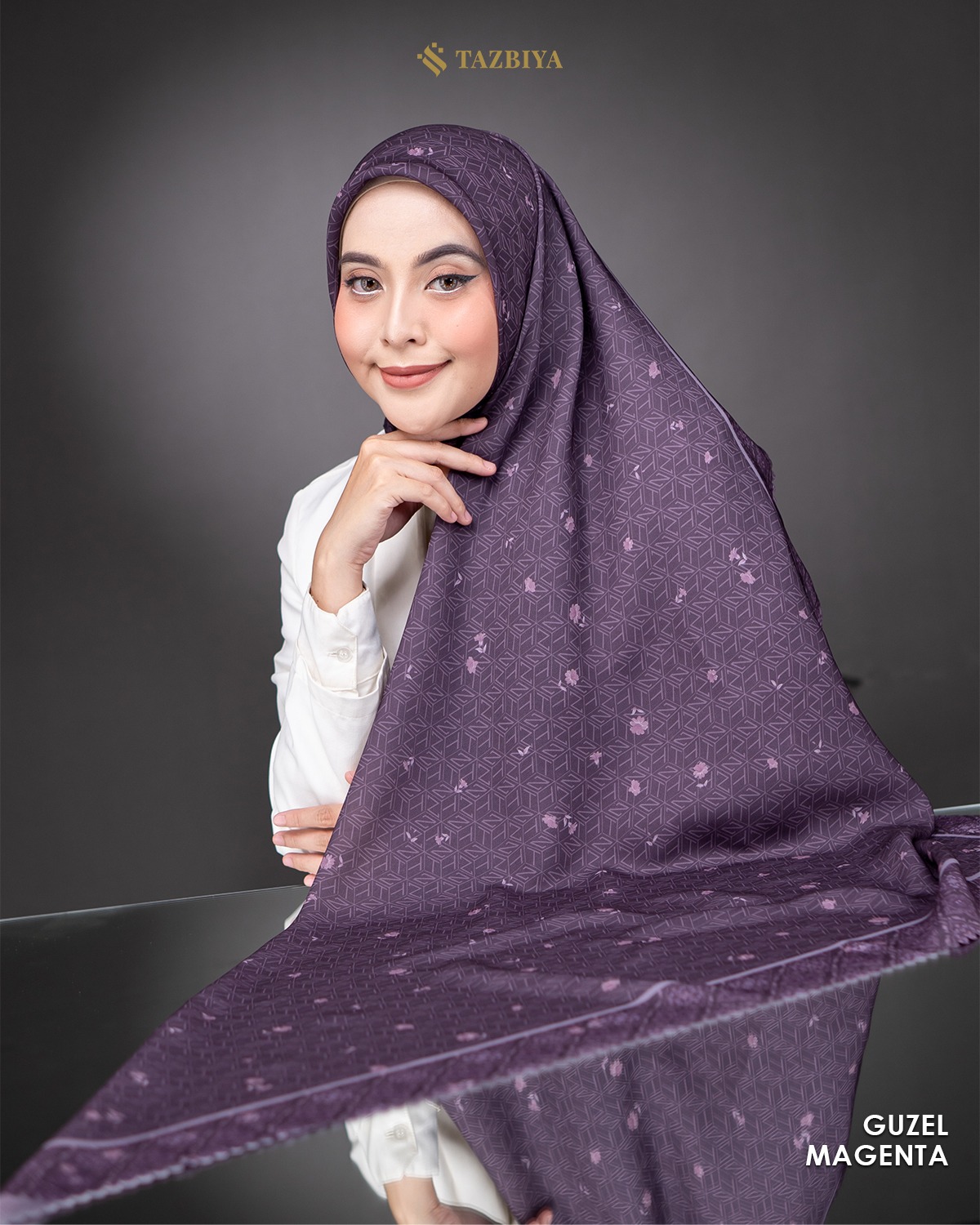 Mukena Tazbiya - TAZBIYA SCARF - GUZEL SERIES I JILBAB SEGI EMPAT ...