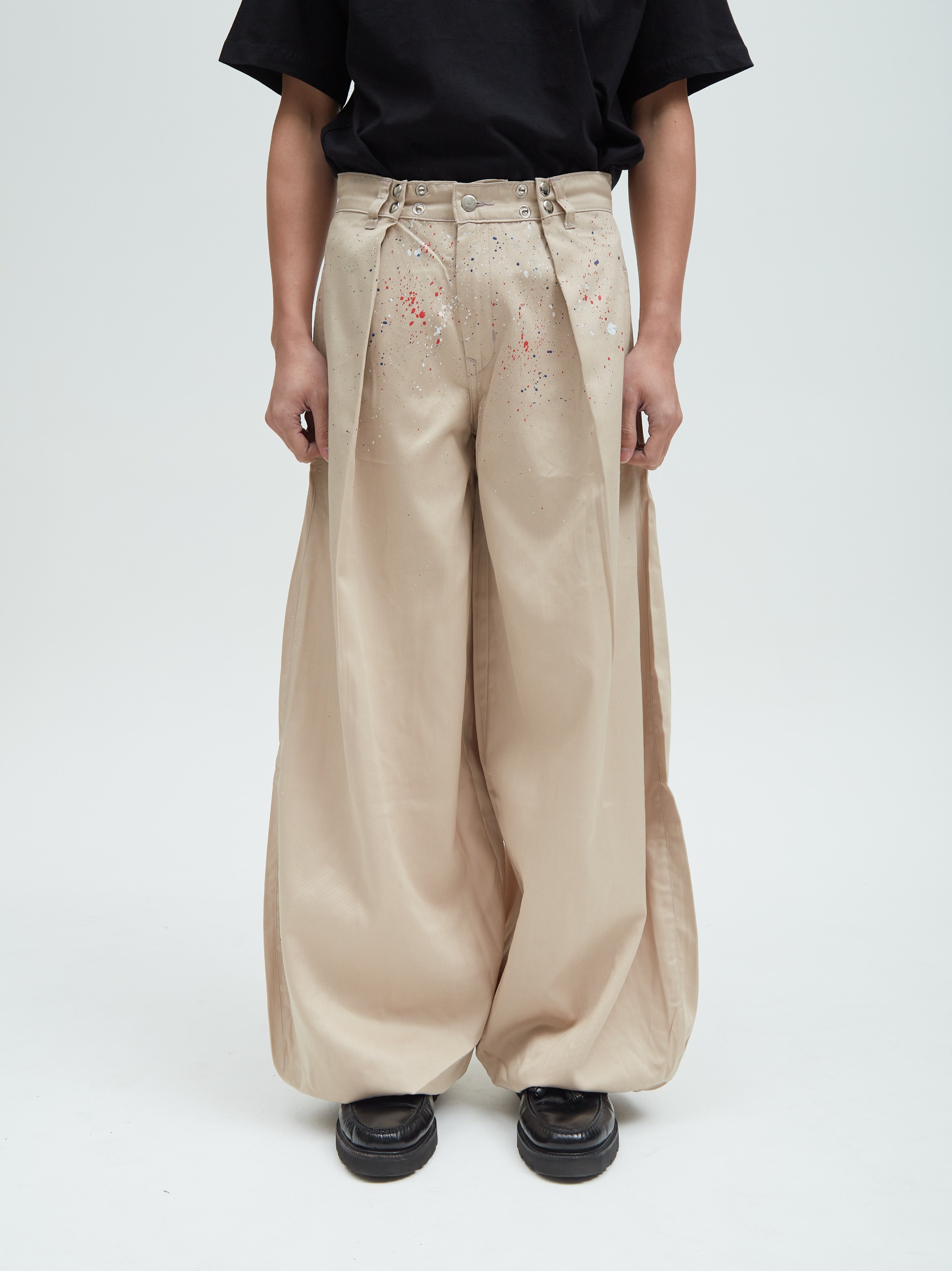 Hotel Official - Tobi Pants Splatter Cream