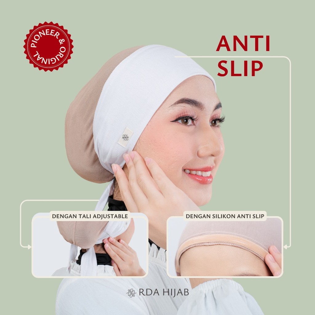 RDA Hijab - RDAHijab - Ciput Bandana Ikat Silikon Anti Slip ORIGINAL | Cocok untuk Umroh dan ...