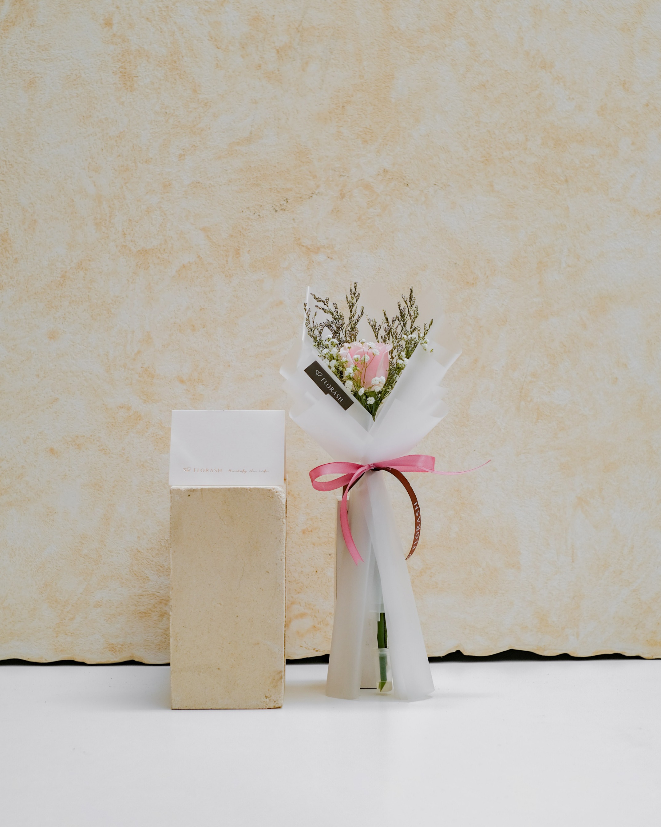 Florash - Florist Bandung - Same Day Delivery - Rose Single HB Small Pink