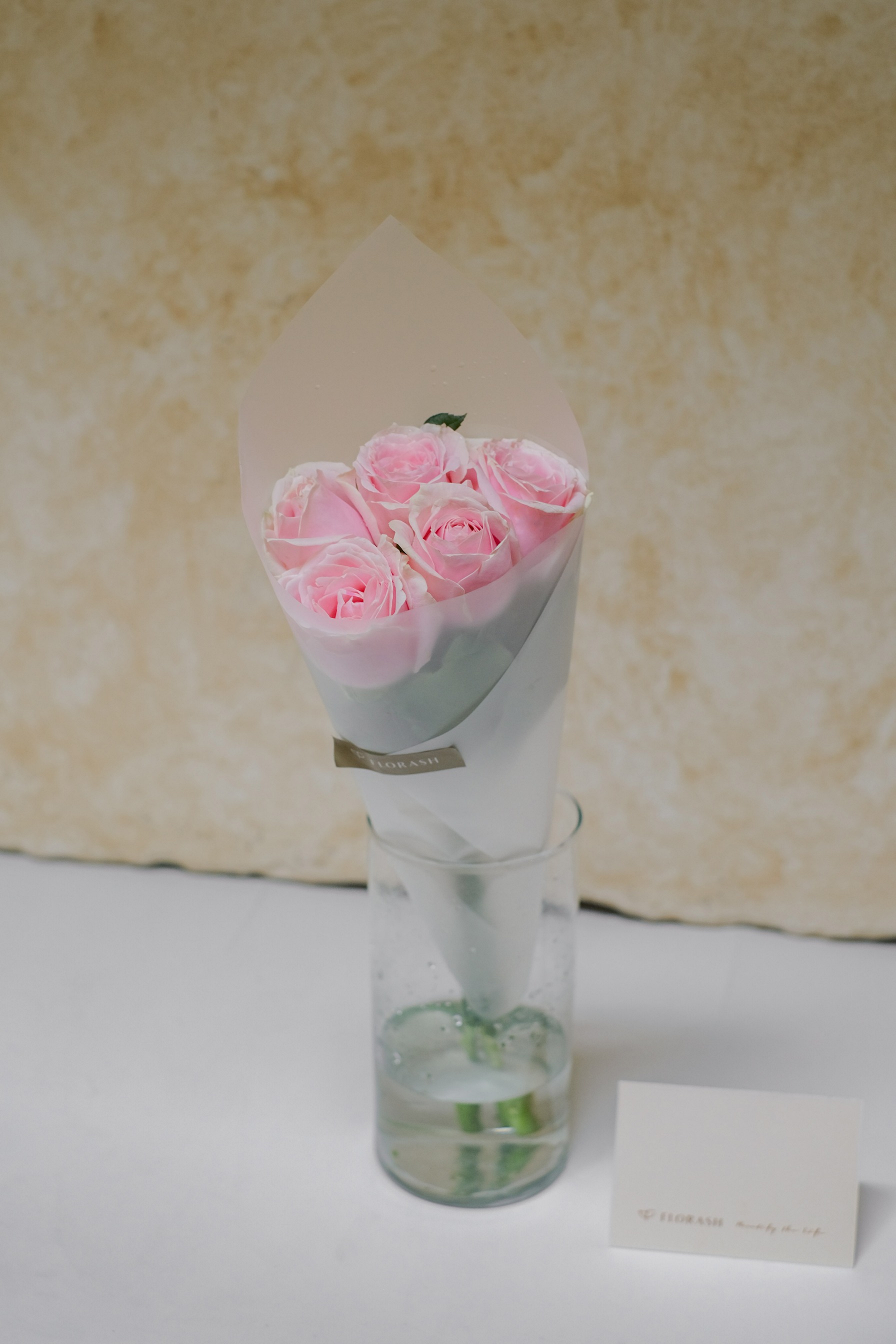 Florash - Florist Bandung - Same Day Delivery - Rose Bunch Baby Pink