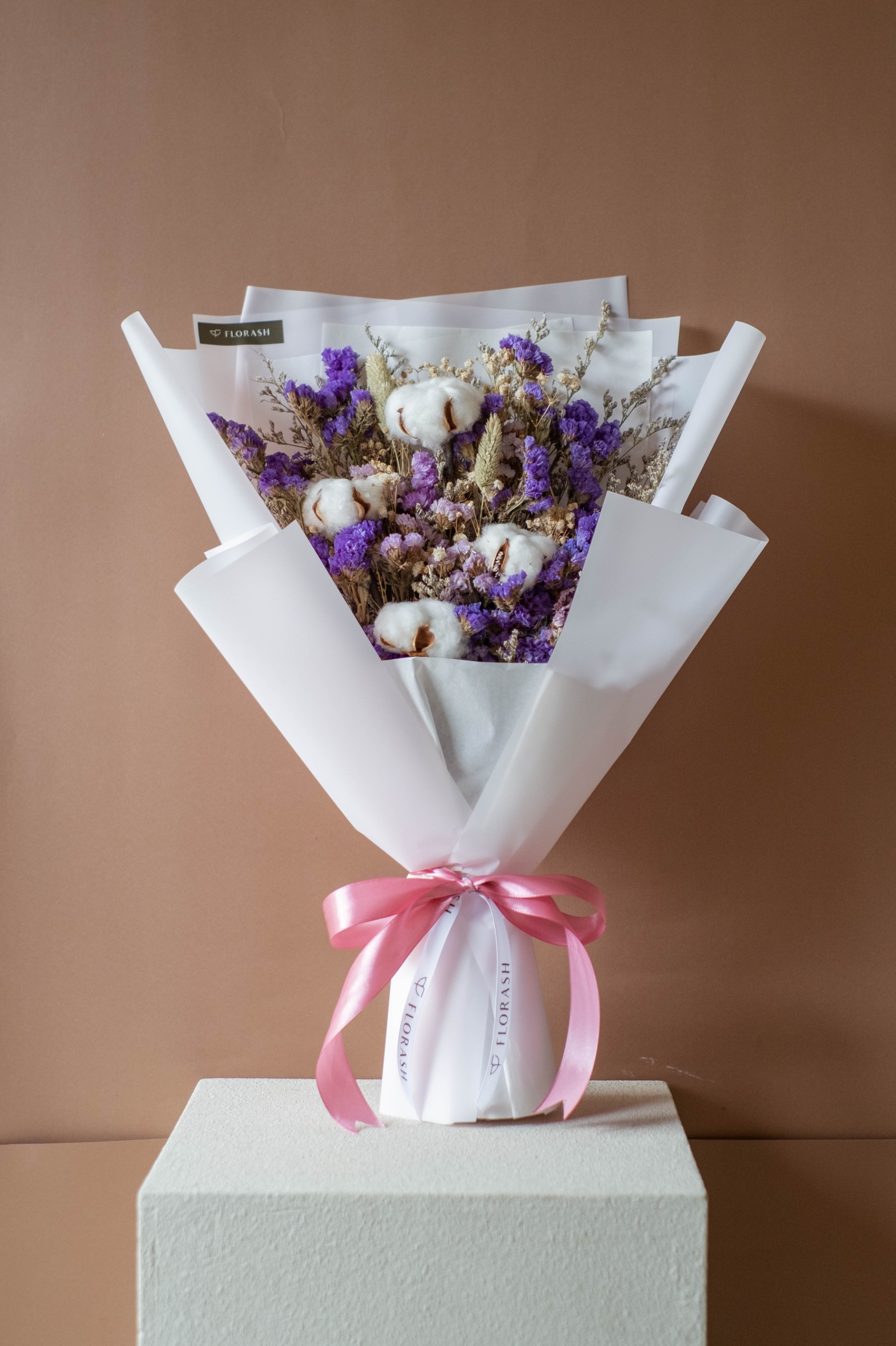 Florash - Florist Bandung - Same Day Delivery - Cotton Violet Pink Medium