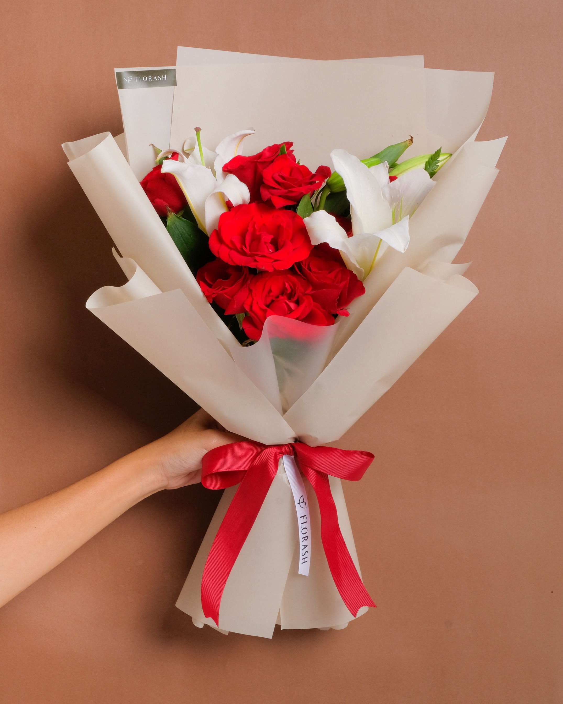 Florash - Florist Bandung - Same Day Delivery - Macca HBK Medium Red