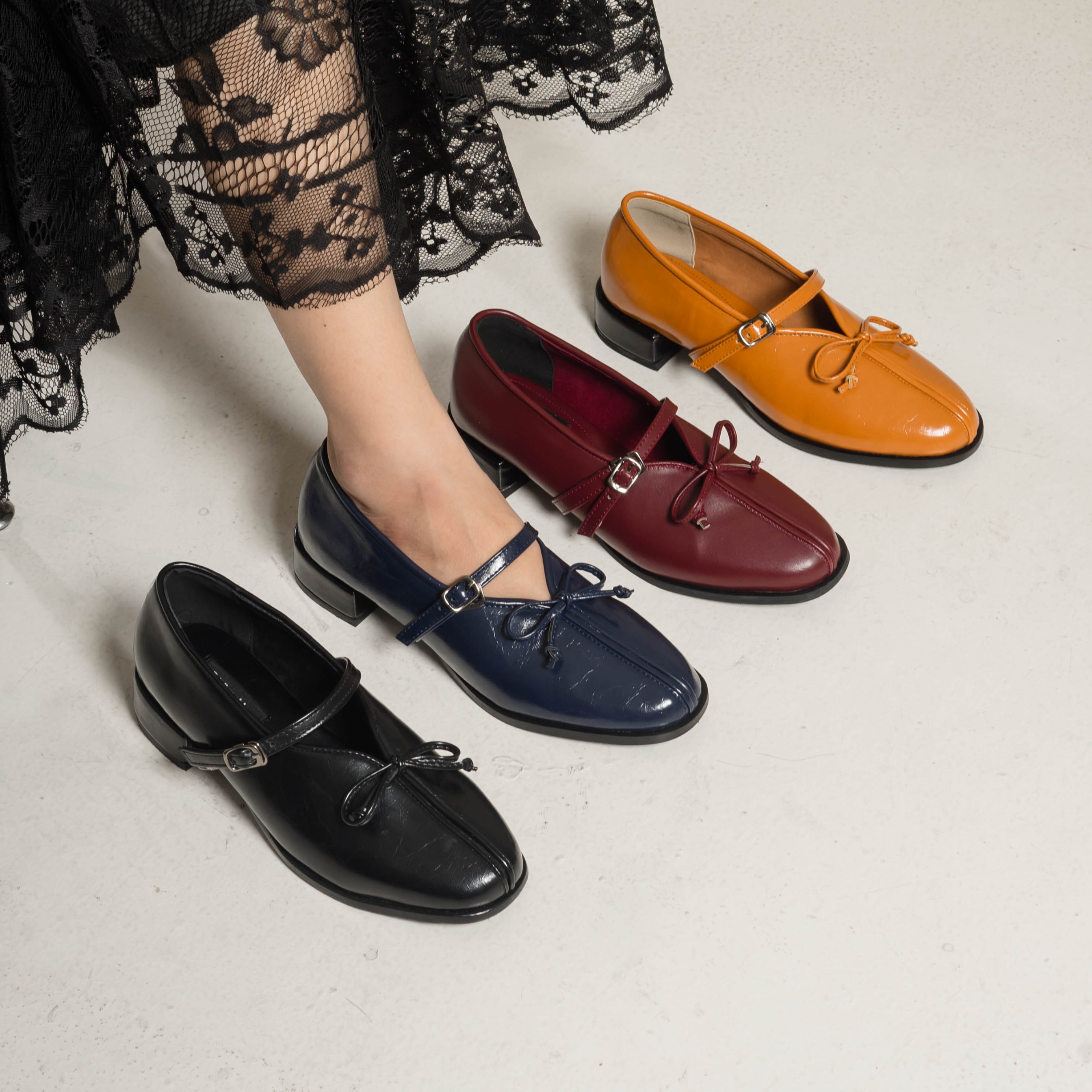 Dianable Official - Rachel Vamp Shoes Dianable