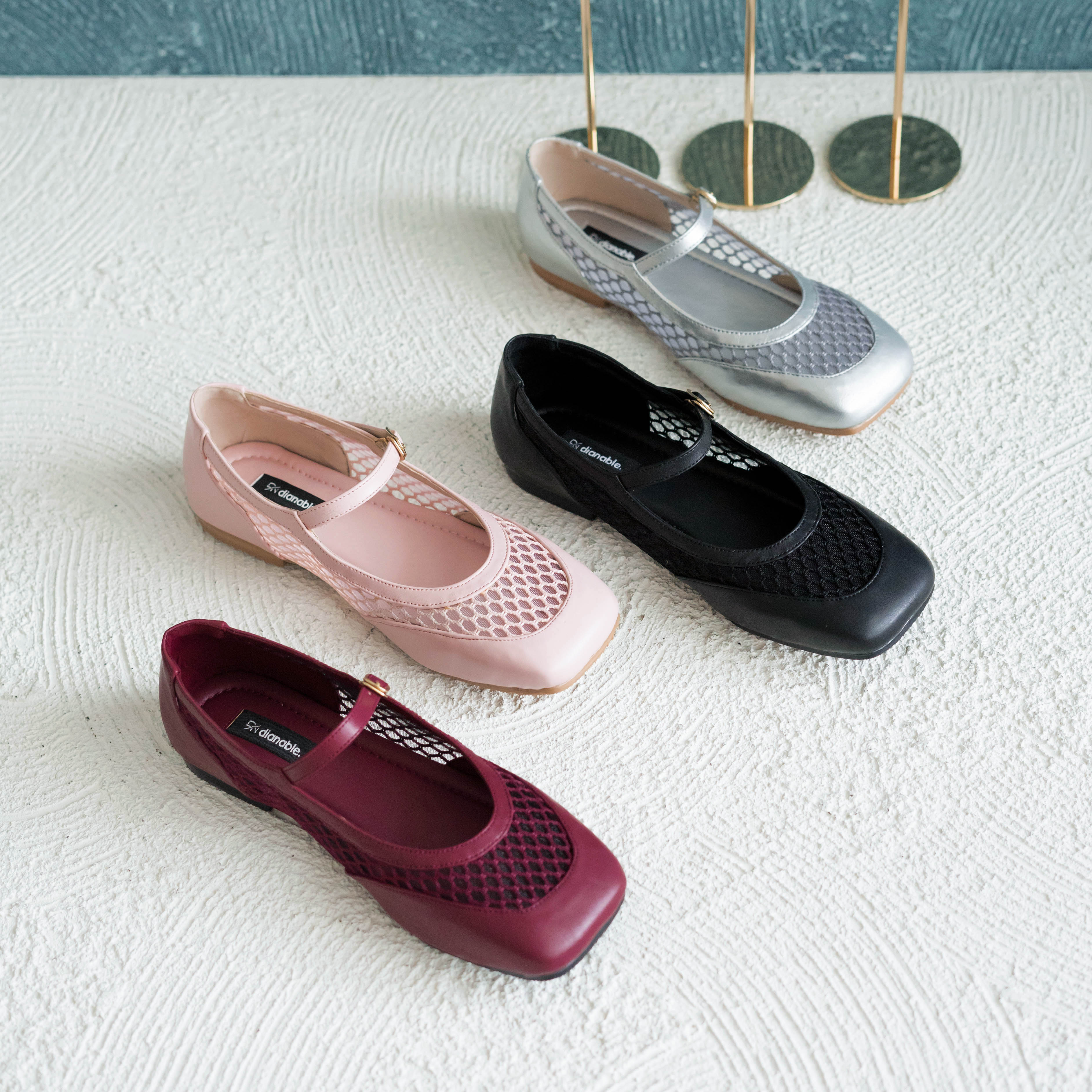Dianable Official - Esther Flat Shoes Dianable