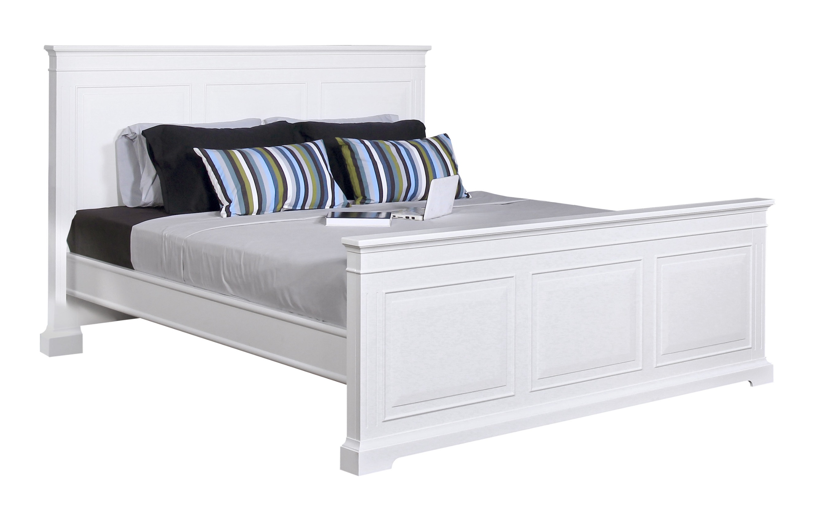 Toko Furniture Online & Offline Termurah se-Indonesia Gratis Perakitan - Brinkley King Bed White