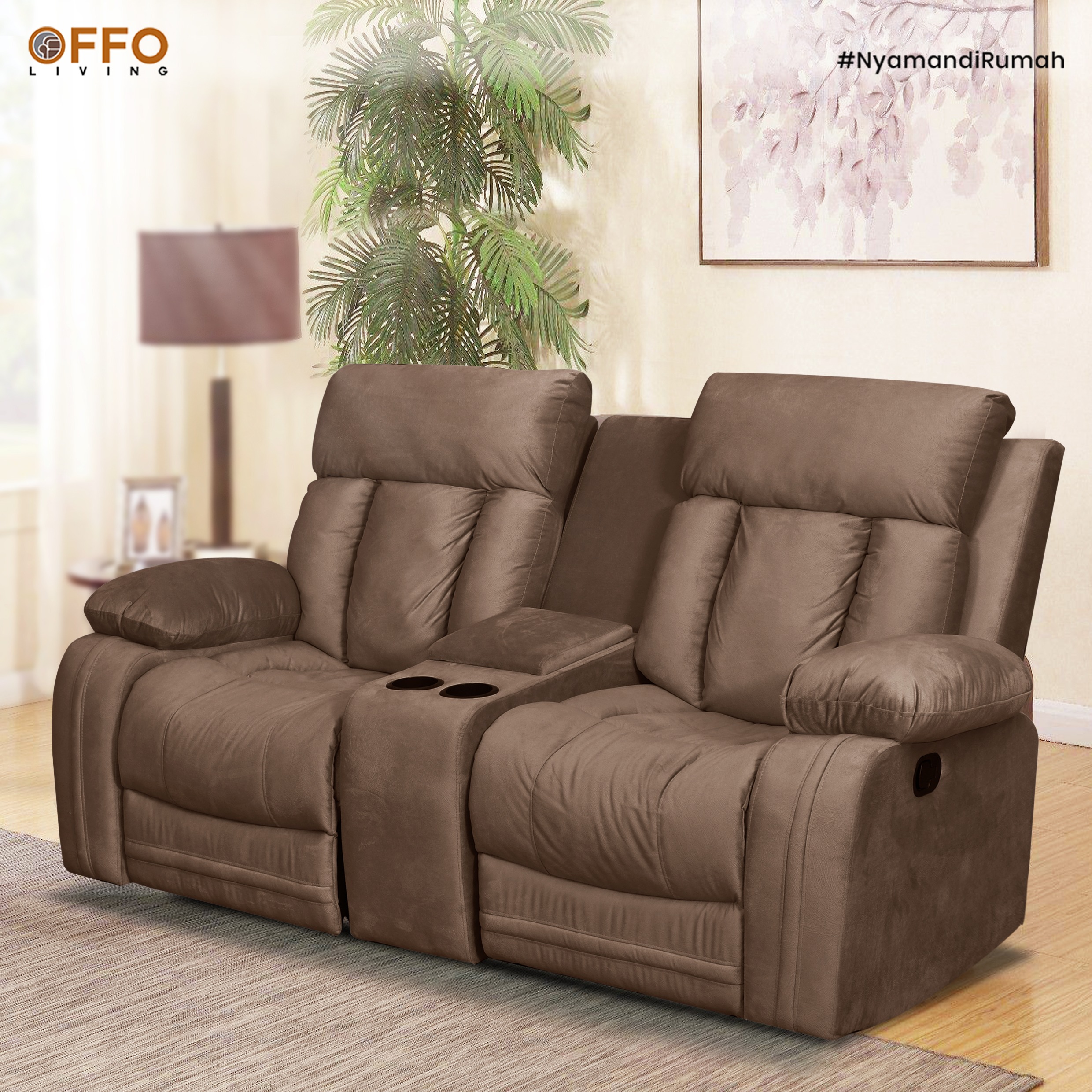 Toko Furniture Online & Offline Termurah se-Indonesia Gratis Perakitan - Sofa Recliner 2 Seater ...