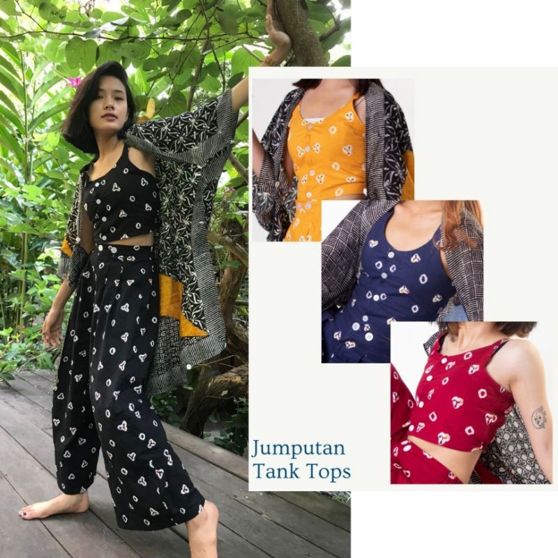 BOOLAO - BOOLAO Kutang Kerut Jumputan (Tank Top Batik)